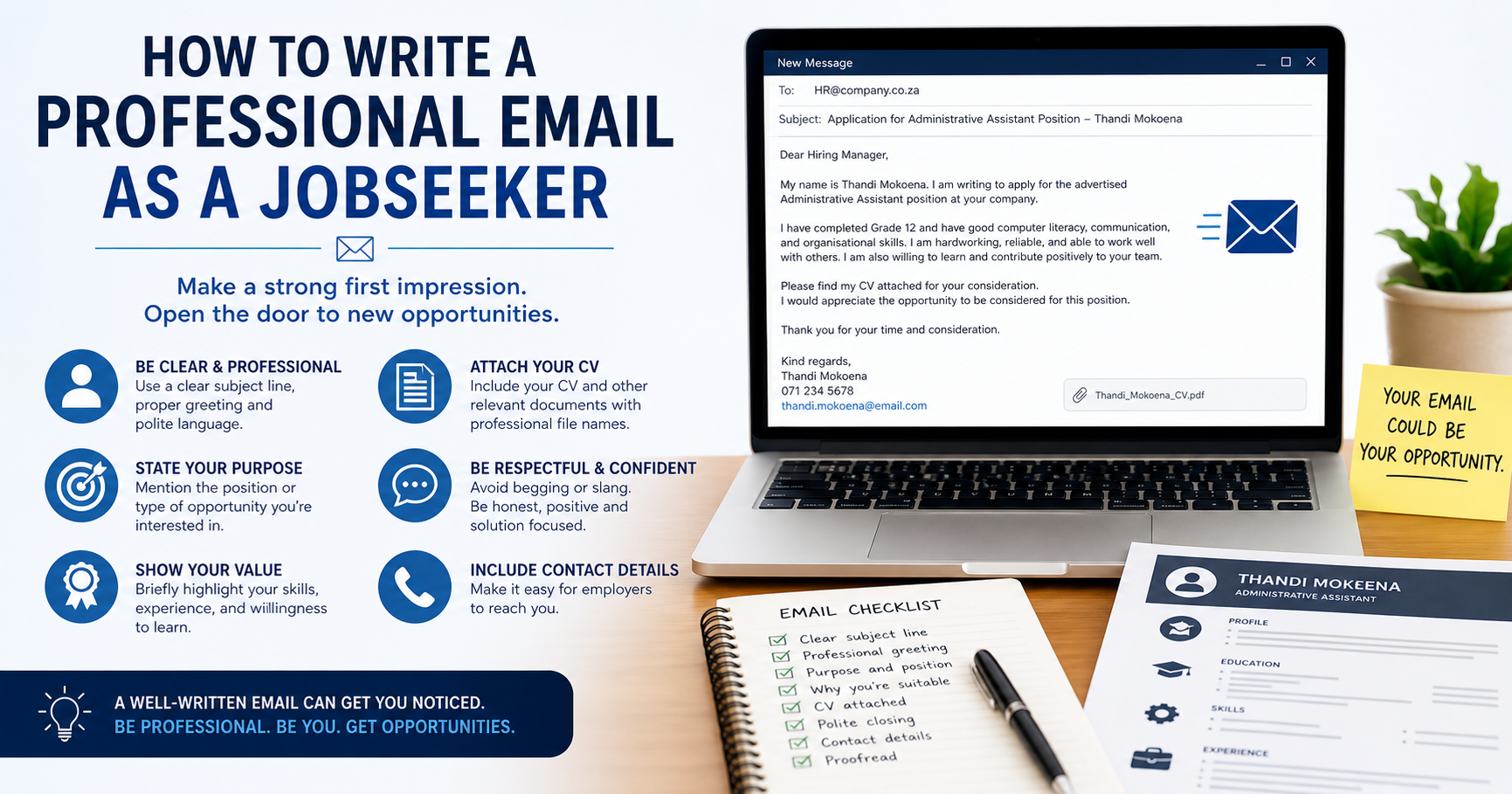 How to Write a Professional Email When Looking for a Job | Employment Echo